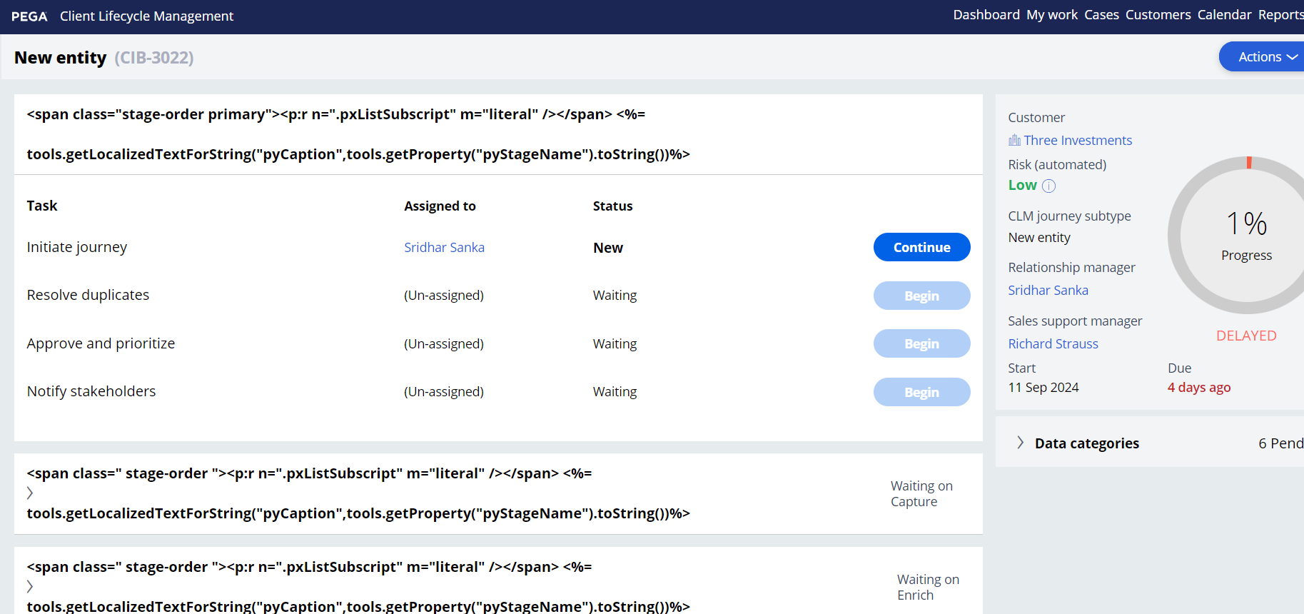 HTML Tags being displayed on browser | Support Center